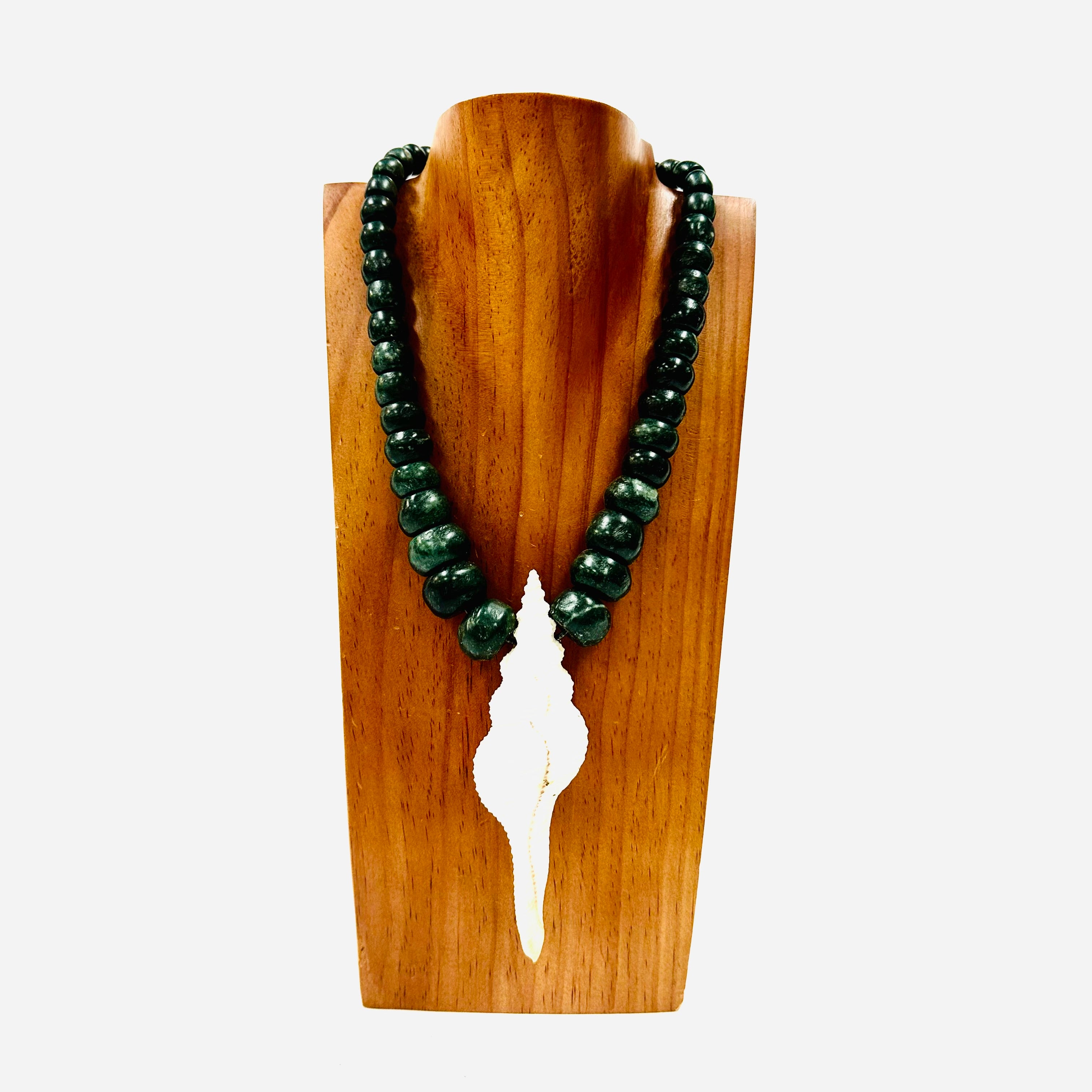 Necklace - Guatamala Jade and Shell 5 – Tochtli Cultural Wear