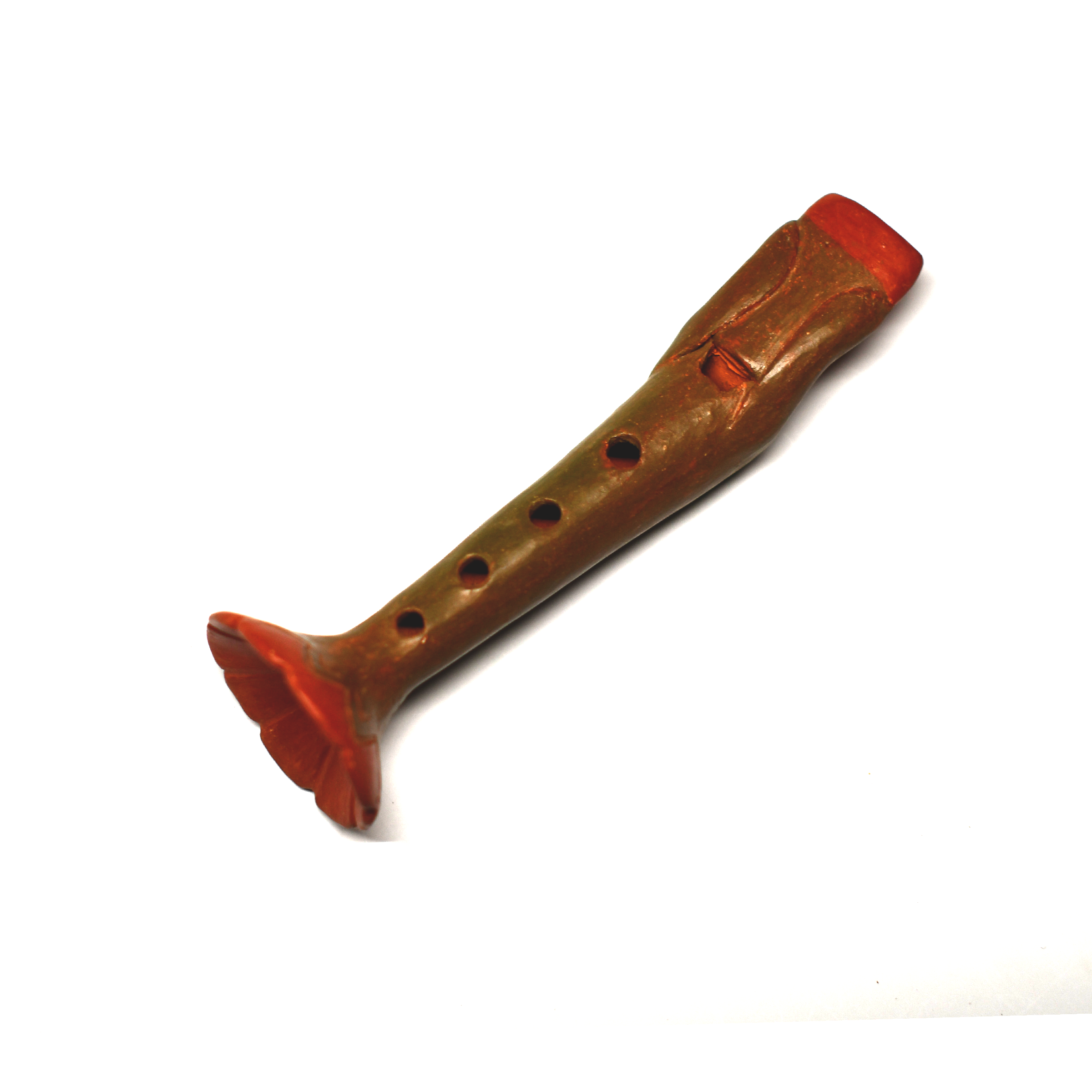 Clay Flute - Tezcatlipoca - 10 – Tochtli Cultural Wear