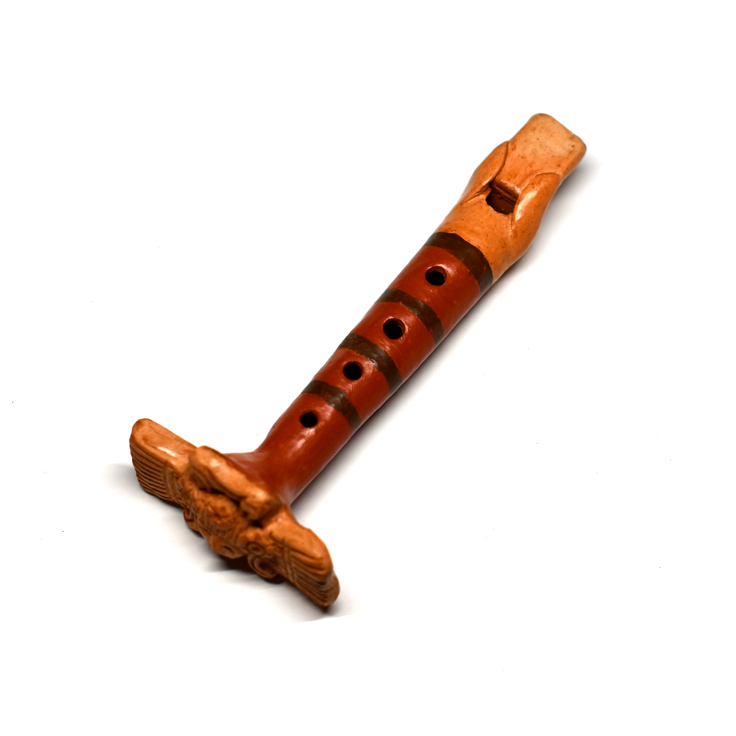Clay Flute - 11 – Tochtli Cultural Wear