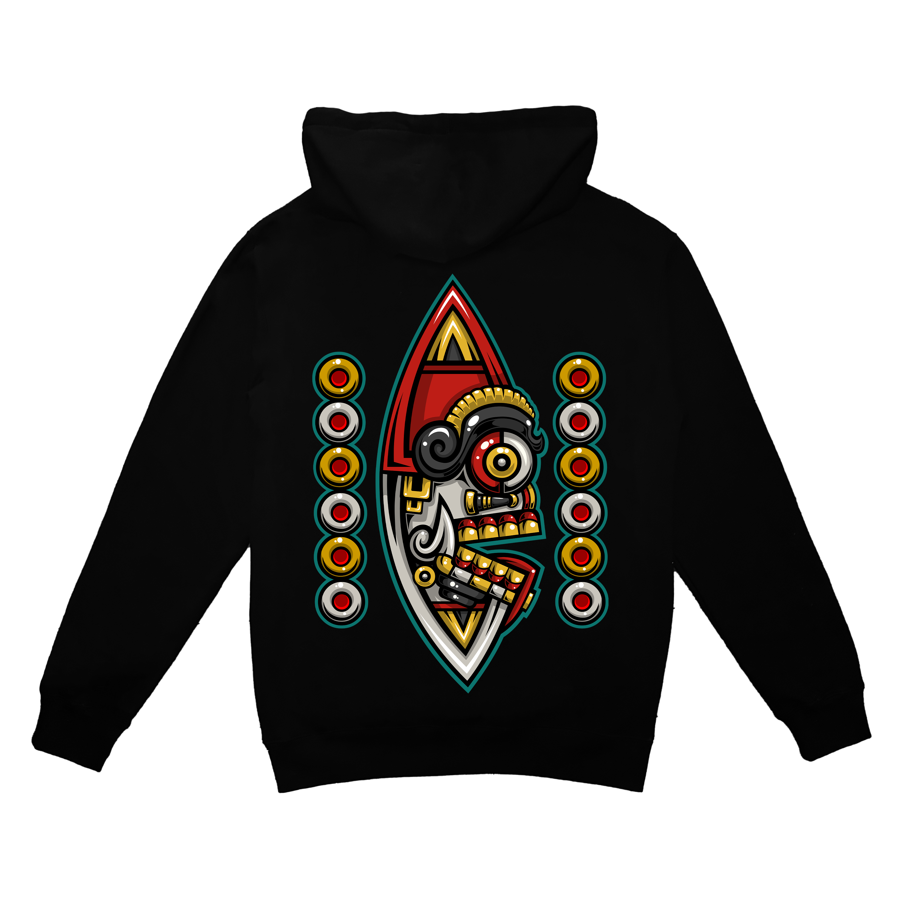 Hoodie - Mexica New Year 12 Tecpatl – Tochtli Cultural Wear