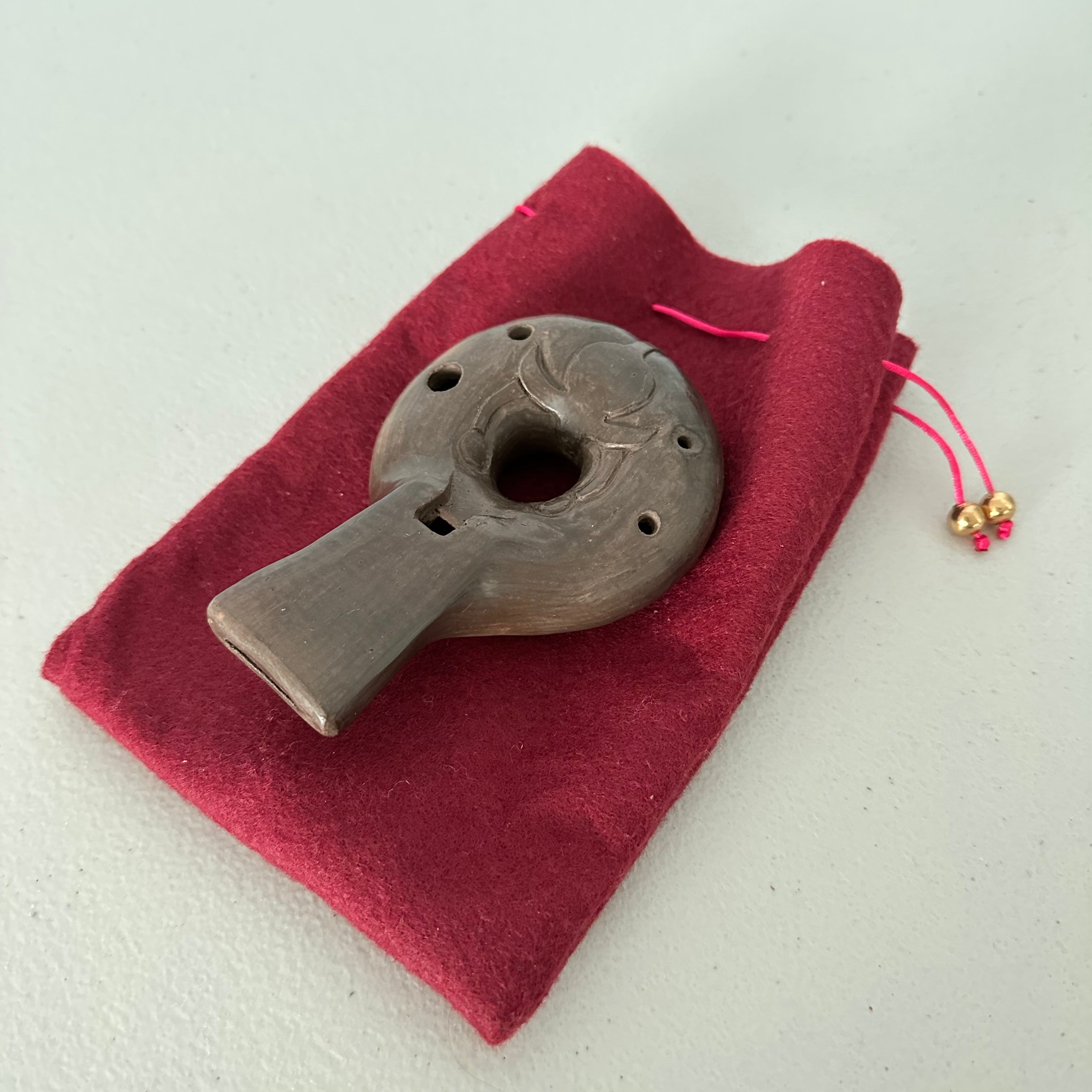 Clay Flute - Aztec Pre-Colombian – Tochtli Cultural Wear