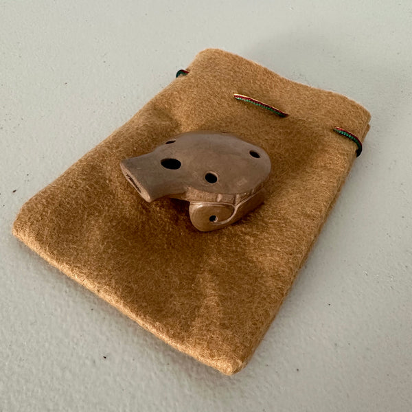 Clay Flute - Aztec Pre-Colombian – Tochtli Cultural Wear