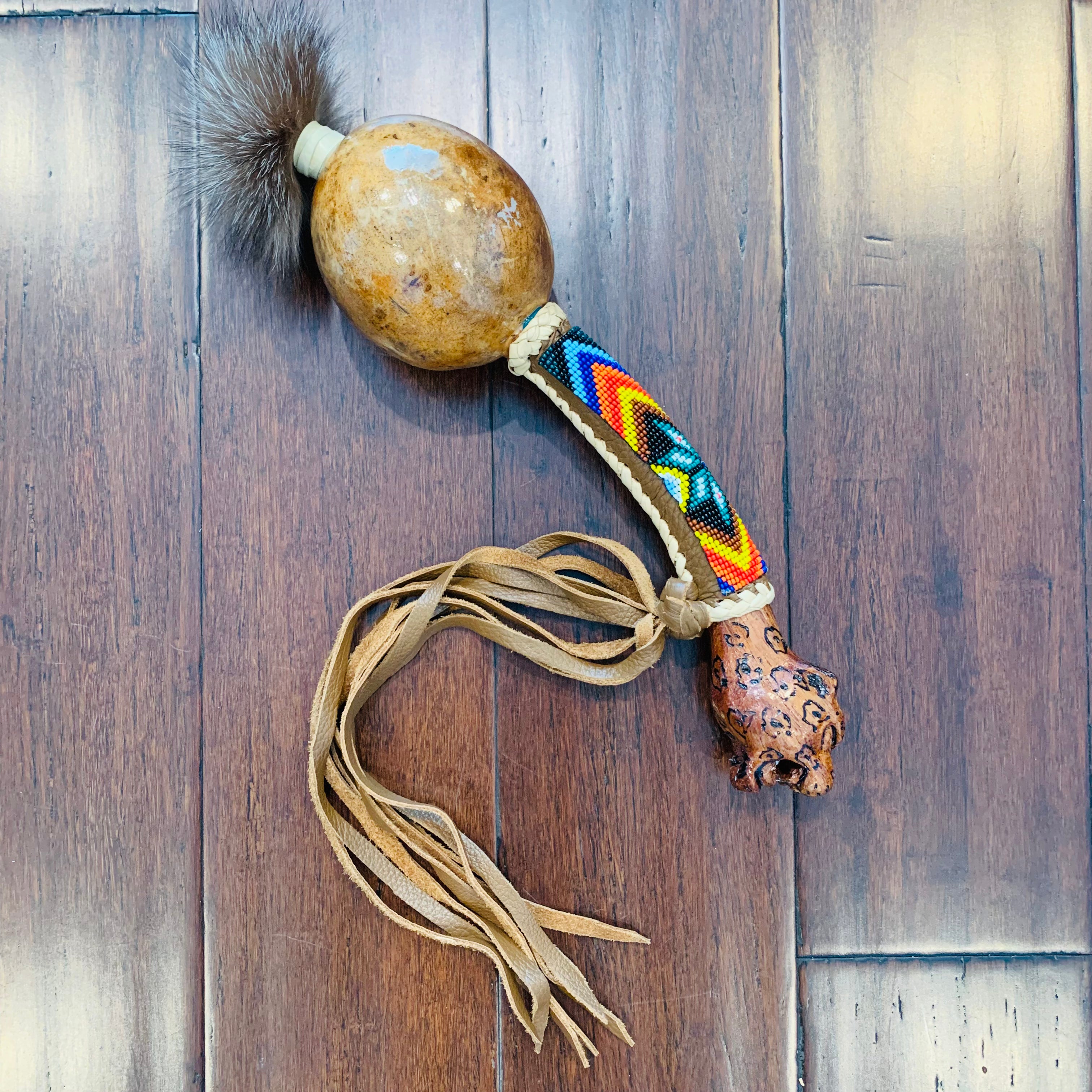 Aztec Dance Rattle 34 – Tochtli Cultural Wear