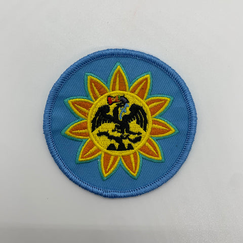 Patch - Mexica Flag 3 inches (Full color) – Tochtli Cultural Wear