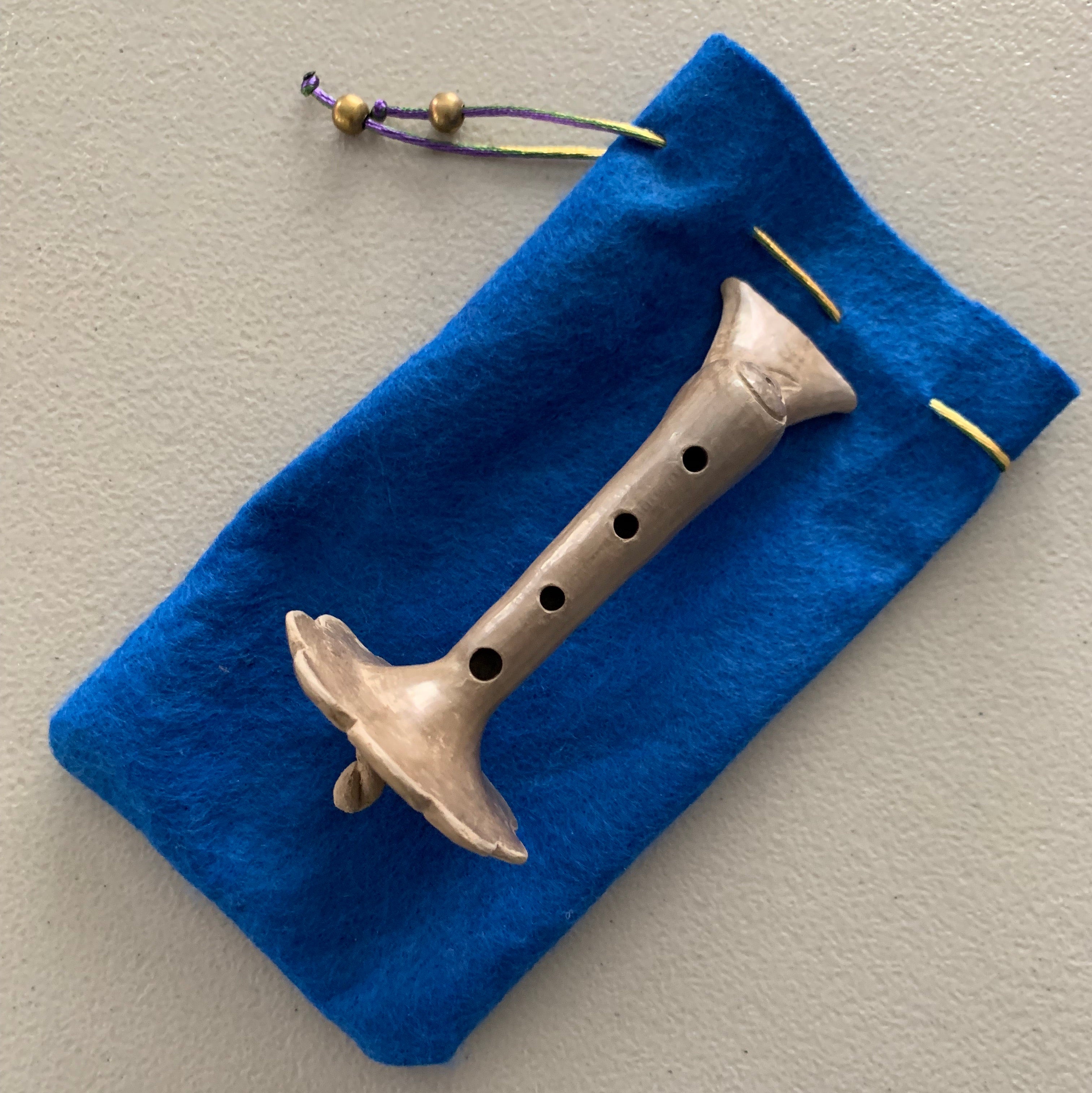 Clay Flute - Aztec Pre-Colombian replica – Tochtli Cultural Wear